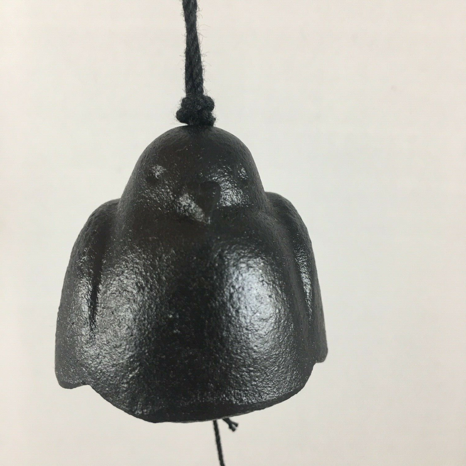 Japanese Furin Wind Chime Nambu Cast Iron Iwachu Black Sparrow, Made in ...