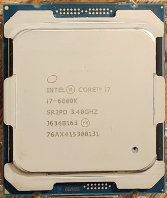 Intel Core i7-6800k Processor (3.40 GHz, 6 Cores, LGA2011-v3) - SR2PD ...