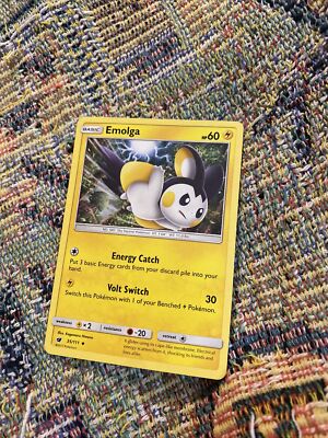 POKEMON Trading Card basic Emolga HP60 Energy Catch Volt Switch 35/111 ...