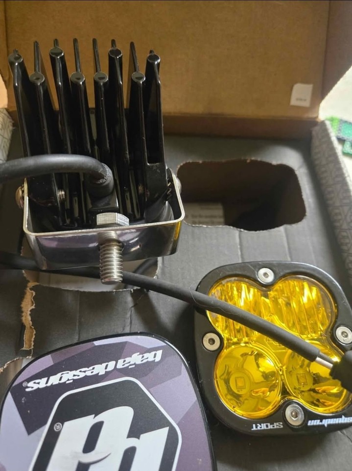Baja Designs Light Pod Squadron Sport Combo with rock guards Pattern ...