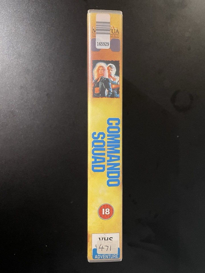 Commando Squad (VHS) 1987 Big Box, Kathy Shower, Brian Thompson ...
