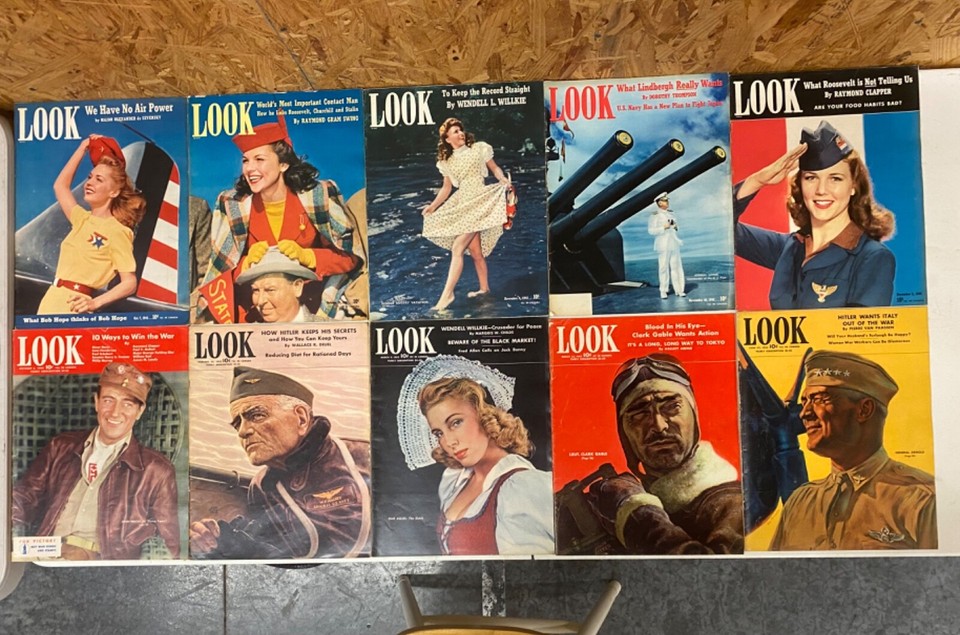 Vintage LOOK Magazine Lot (36) Dates ranging from 1939 thru 1951 | eBay