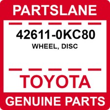 Toyota Genuine 426110KC02 Wheel Disc 42611-0kc02 for sale online | eBay
