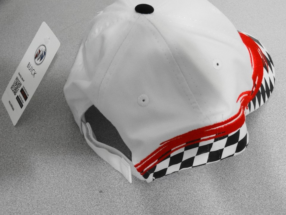 TTYPE TURBO BUICK WHITE /RED GM LICENSED EMBROIDERED CHECKERED HAT | eBay