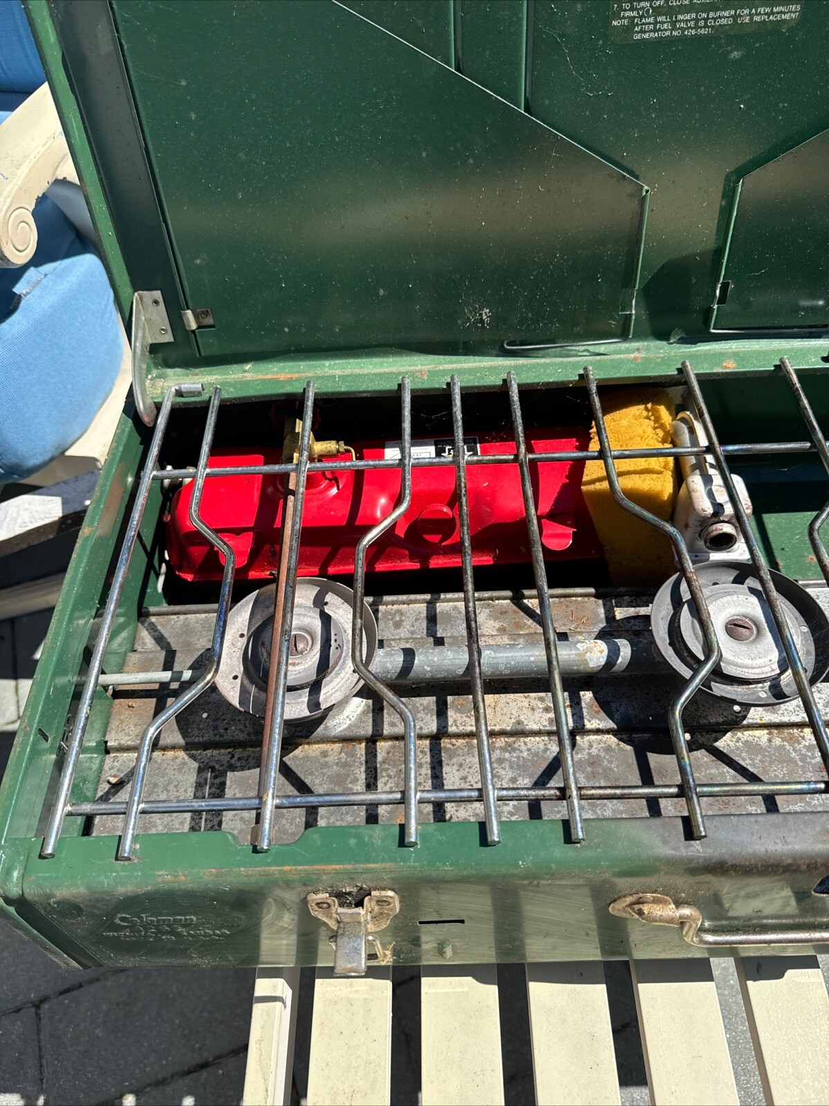 COLEMAN 426B 3-Burner Camping Stove (Tested) | eBay