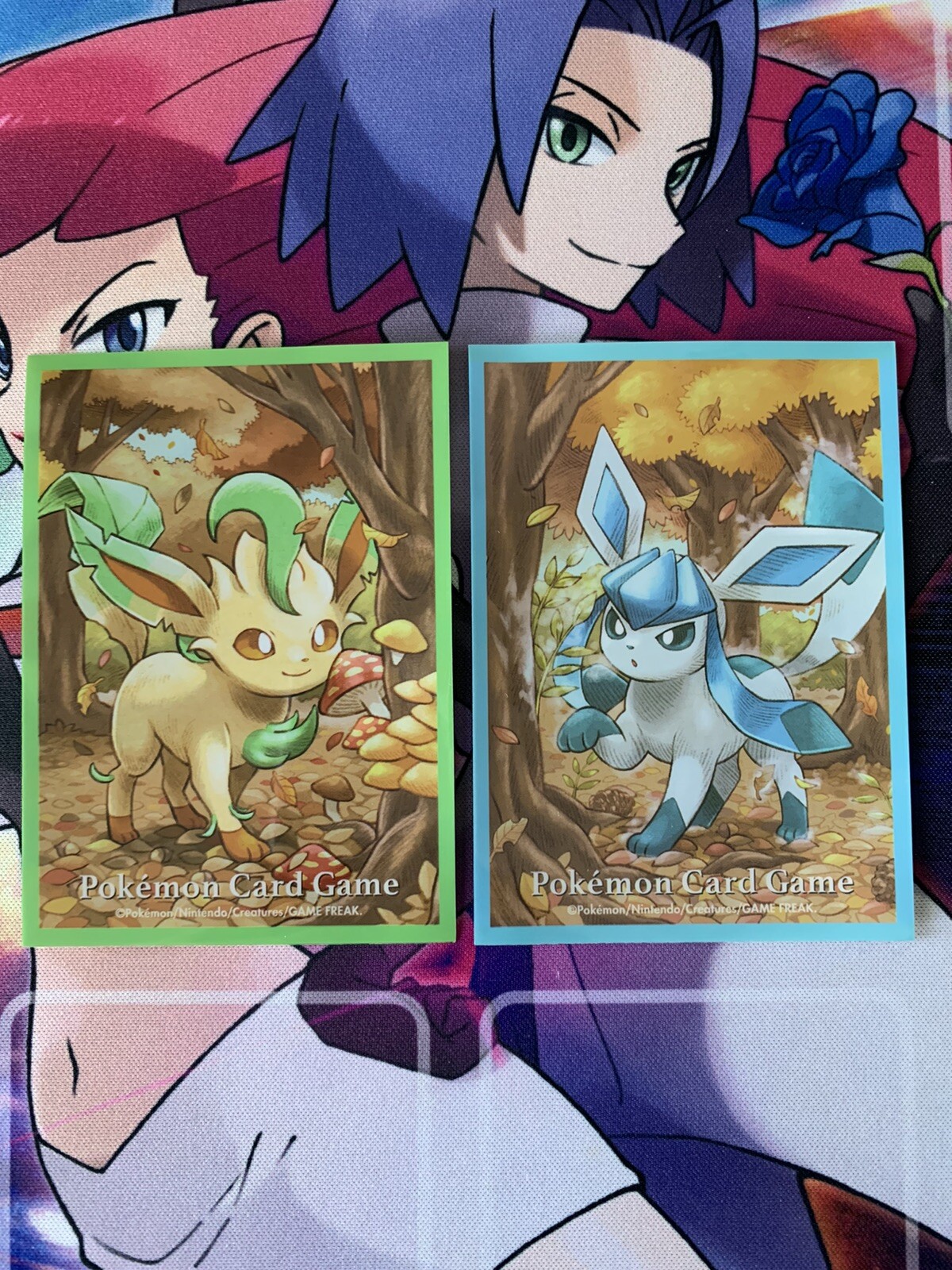 Leafeon & Glaceon Deck Set Card Sleeves Japanese Pokemon Center ...