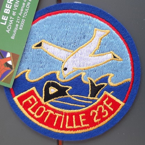 Patch Aéronavale Flottille 23 F 1970s ATLANTIC ORIGINAL feutrine Marine ...