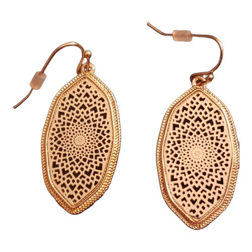 Peri-Anne Designs of Cape May Goldtone Dangle Pierced Earrings w ...