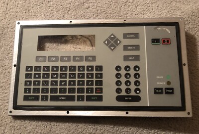 VideoJet Excel 2000 Control Panel 9370-01180-401/A 375005-01/B Model ...
