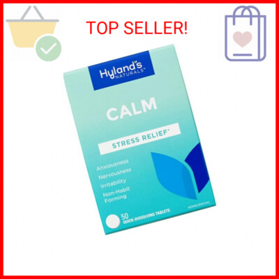 Hyland's Naturals Calm Tablets, Stress Relief Supplement, Natural ...