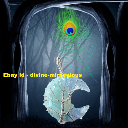 Most Powerful Blessed Blue Moon Kaamakhya Love Attraction Wicca Pendant ...