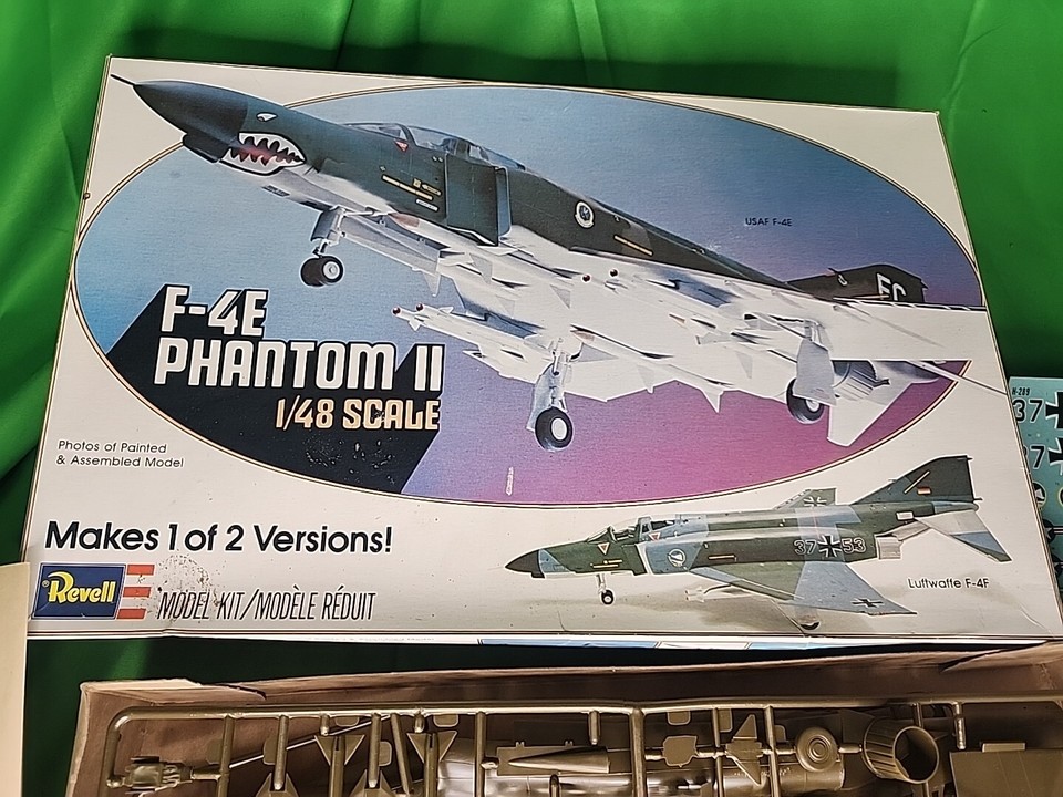 Revell F-4E Phantom II Plane 1/48 Scale Plastic Model Kit NO. H-289 NEW ...