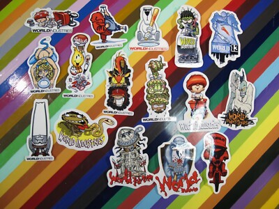 vtg 1990s World Industries skateboard sticker - mid era graphics and ...