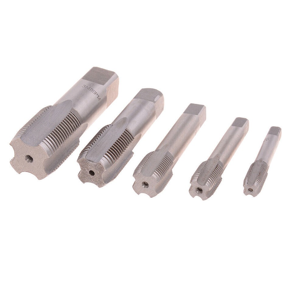 G1/8 1/4 3/8 1/2 3/4 HSS Taper Pipe Tap BSP Metal Screw Thread Cutting ...
