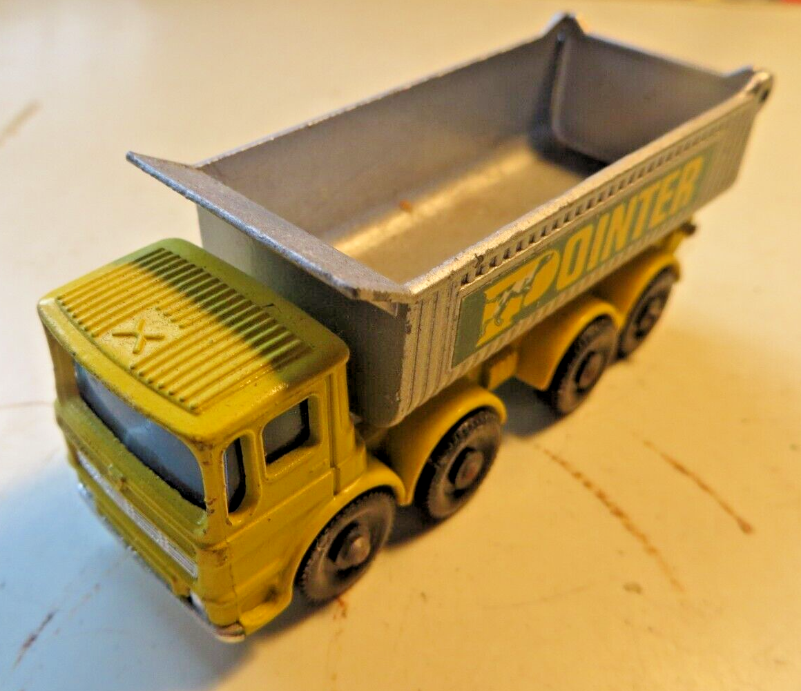 Matchbox by Lesney Superfast No. 51 8-Wheel Tipper POINTER Kipper 1970 ...