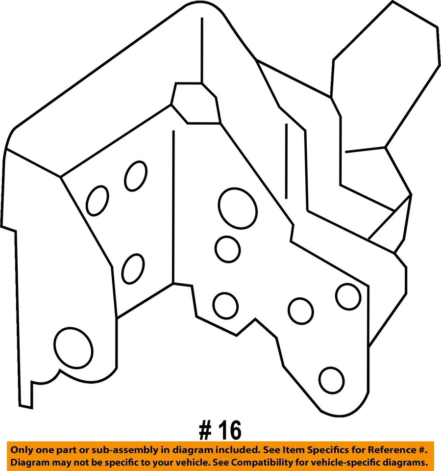NISSAN OEM 16-18 Sentra Front Bumper-Bracket 284524AF0A | eBay