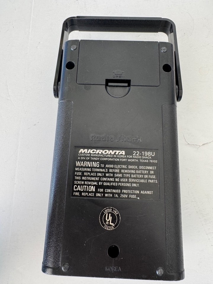 Micronta Model No. 22-198U Digital Multimeter- Vintage | eBay