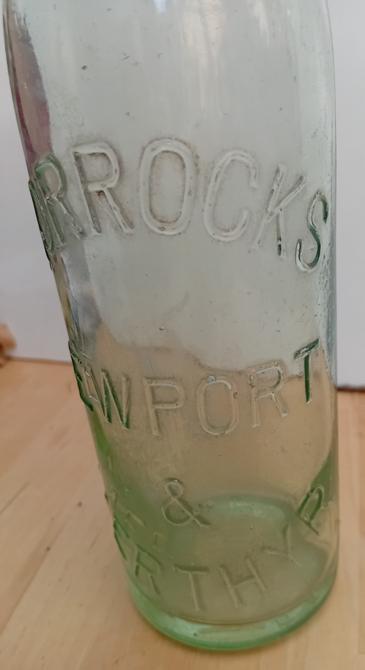 Horrocks Newport & Merthyr - Vintage Glass Bottle - With Screw Lid ...
