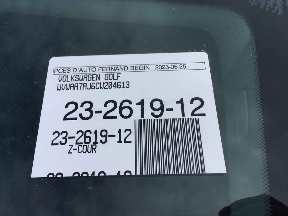 Used Front Right Door Window Regulator Front fits: 2012 Volkswagen Golf ...