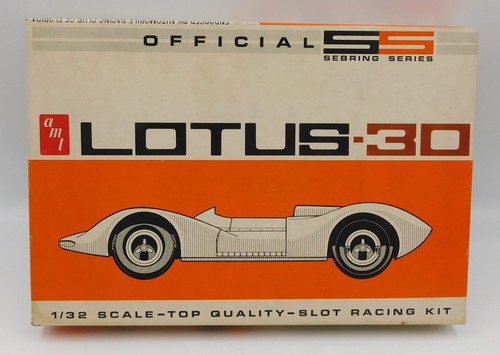 Amt Lotus 30 Slot Car Kit Empty Box Only 1:32 Made In USA In 1960S | eBay