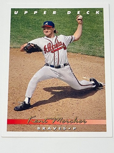 Kent Mercker - Upper deck 1993, Pitcher, Atlanta Braves, Mint #393 ...