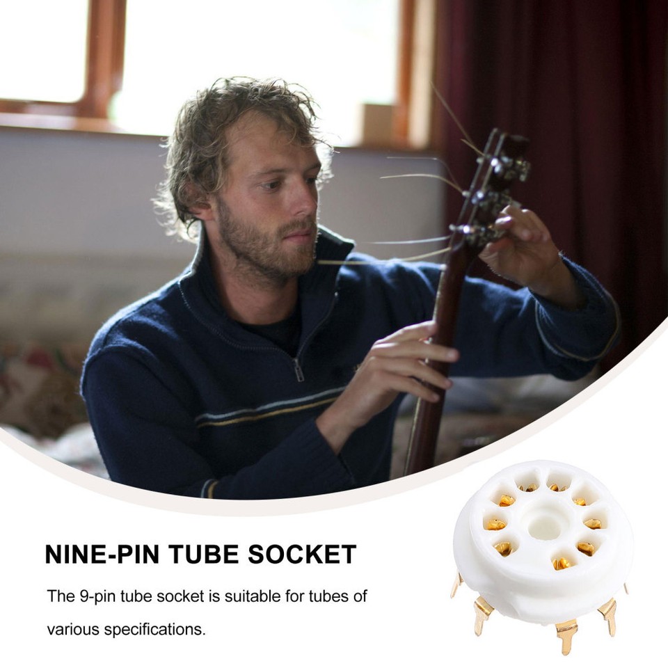 4 Pcs Electronic Tube Holder PCB Instrument Socket Vacuum Sockets | eBay