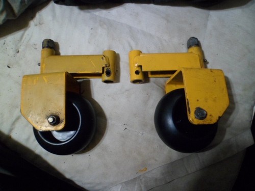 Cub Cadet 42 48 54 Deck Caster Gauge Wheel Set REBUILT New Wheels ...