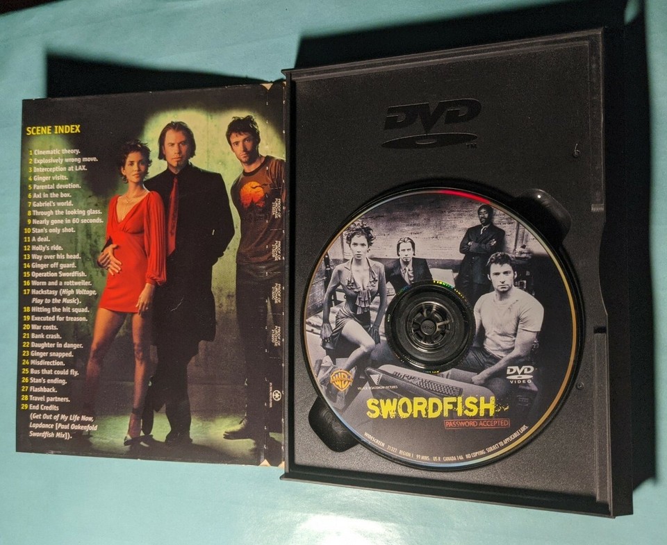 Swordfish (DVD, 2001, Widescreen) Password Accepted. 85392132225| eBay