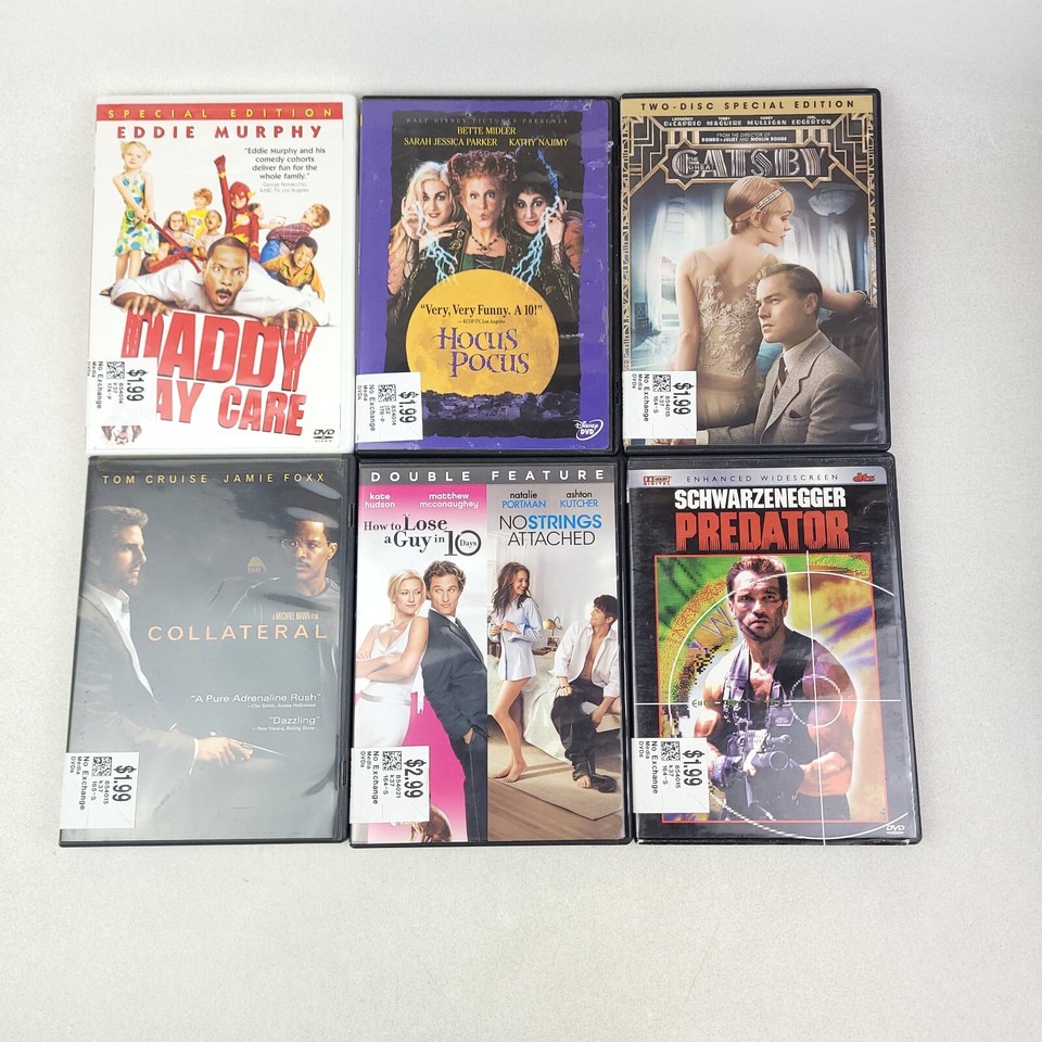 60+ DVD Lot – Popular Movies in Mixed Genres – Gently Used & Great ...