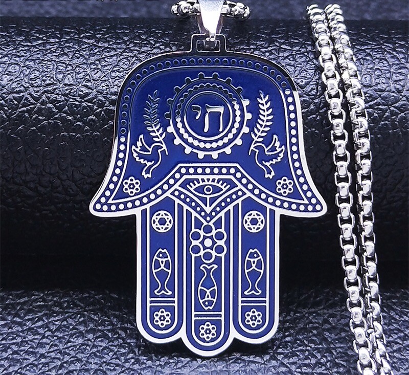 Jewish Hand Symbol Necklace Hamsa Jewish Jewelry