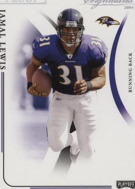 2004 Prime Signatures - Jamal Lewis #5 Silver Proof /25 for sale online ...