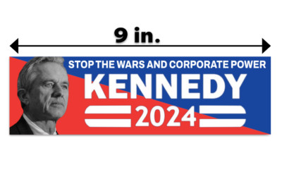 Robert F. Kennedy Jr. Bumper Sticker President 2024 Glossy Waterproof ...
