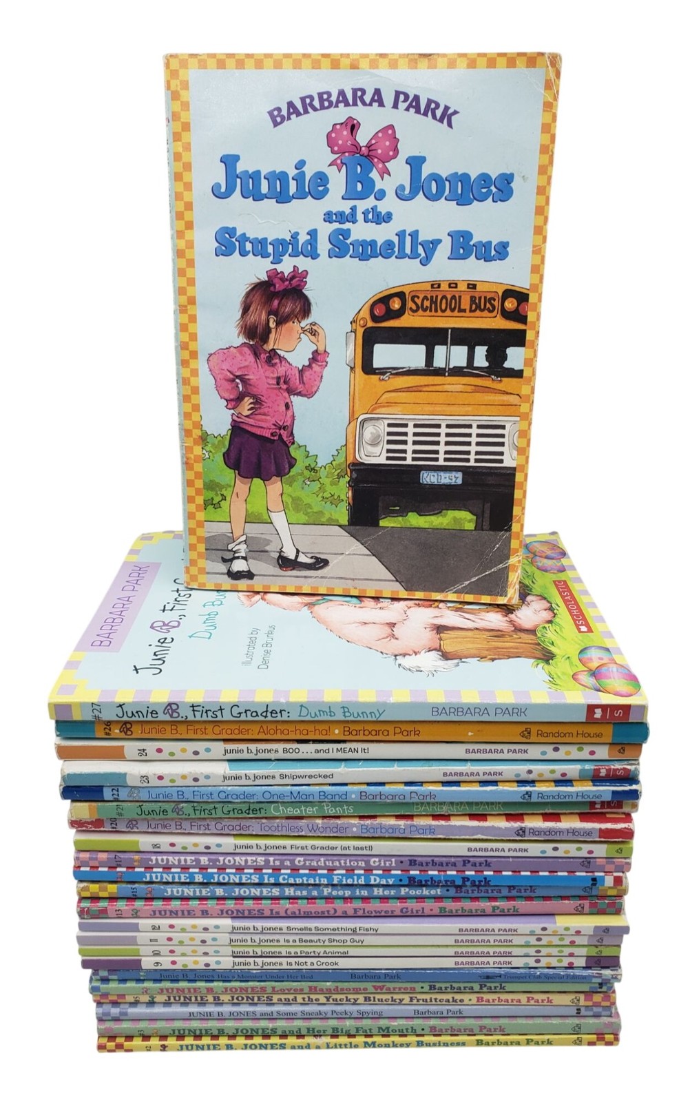 Junie B Jones Book Lot Of 23 By Barbara Park Vintage Set MISSING #6,14 ...