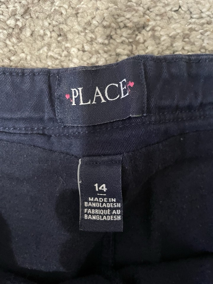 Girls Size 14 Navy Blue Children’s Place School Uniform Skort | eBay