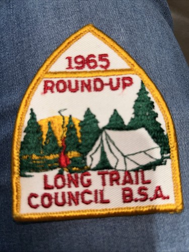 1965 Long Trail Council Vermont Round Up Boy Scout Patch BSA | eBay