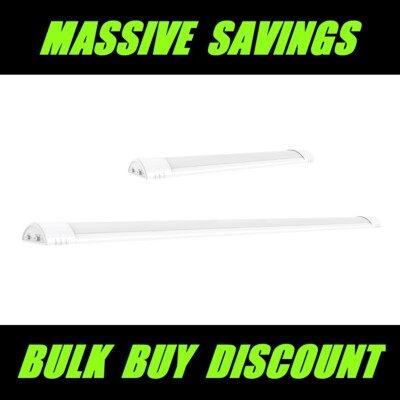 3A 20W 40W 2FT 4FT Slim Linear Fluro Fluorescent Ceiling Batten Light ...