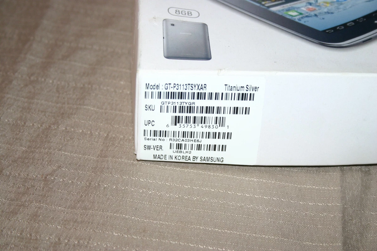 Samsung Galaxy Tab 2 Box