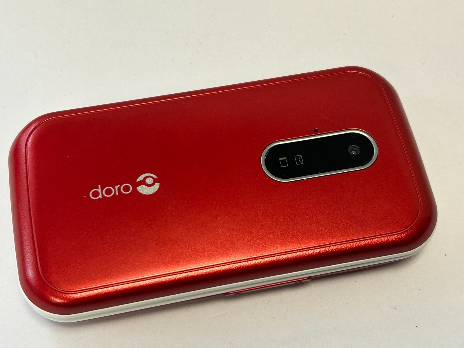 Doro Phone Easy 6620 Red (Unlocked) Mobile Phone Flip Fold DFC-0260 Big ...