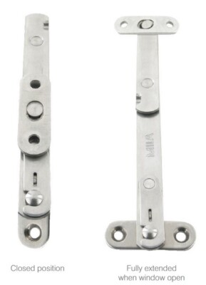 Upvc Window Restrictor Catch Detachable Arm 100mm Opening | eBay UK