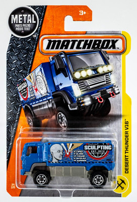 2017 Matchbox #34 Desert Thunder V16™ BLUE | MATTEL SCULPTING | FSC | eBay