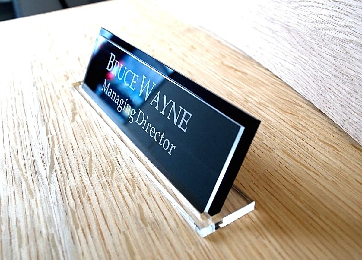 Office Desk Name Plates Excelus Office Desk Name Plate Royale