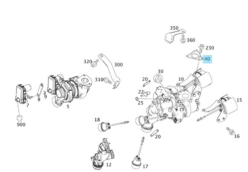 Genuine Mercedes Sprinter Euro 5 Metal Seal Gasket Exhaust Manifold ...