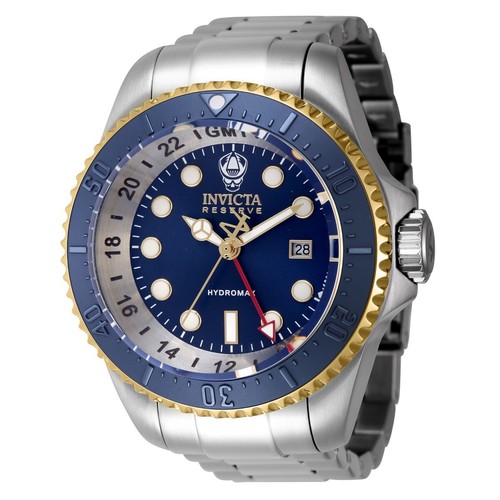 Invicta Hydromax 45474 Navy Dial Stainless Steel Men’s Watch | eBay