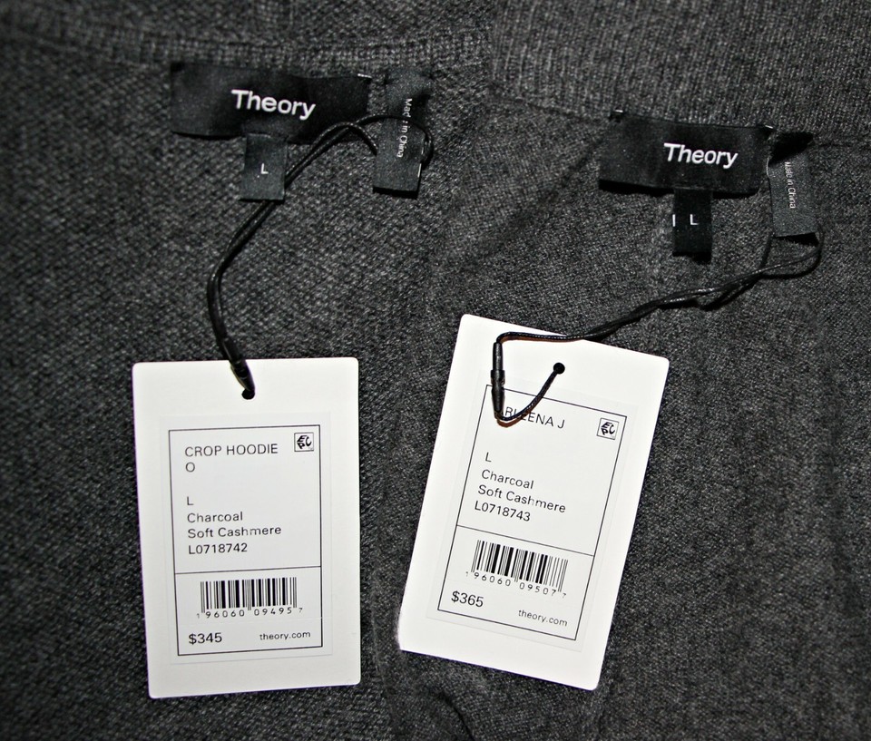 THEORY Cashmere Cropped Hoodie & Arleena Jogger Pant Collection ...