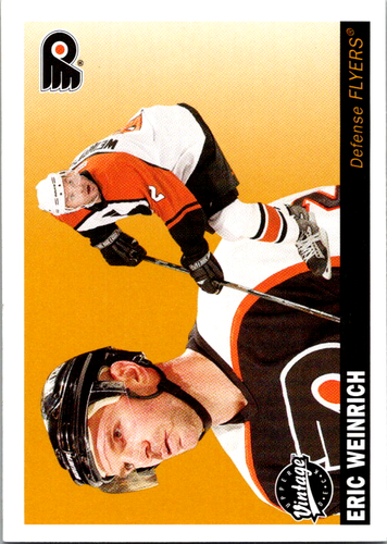 Eric Weinrich 2002/03 Upper Deck Vintage #190 Philadelphia Flyers | eBay