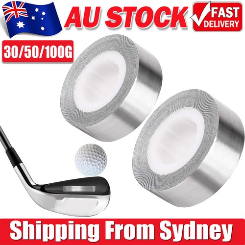 1 Roll Golf Adhesive Lead Tape Lead Weights Golf Club Tennis Racket ...