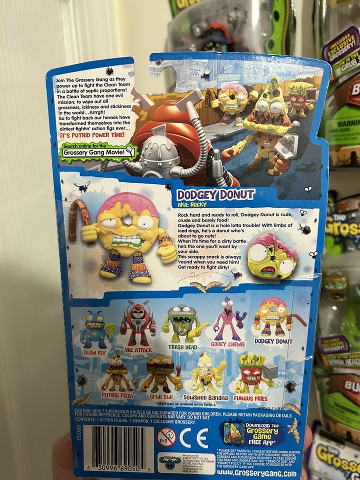 Grossery Gang Putrid Power DODGEY DONUT Powered Up Figure Moose Toys ...