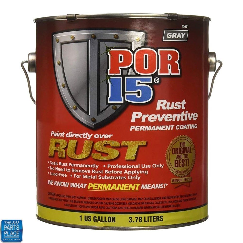 POR-15 Rust Preventive Coating Coat Paint Stop Rust & Corrosion Gray ...