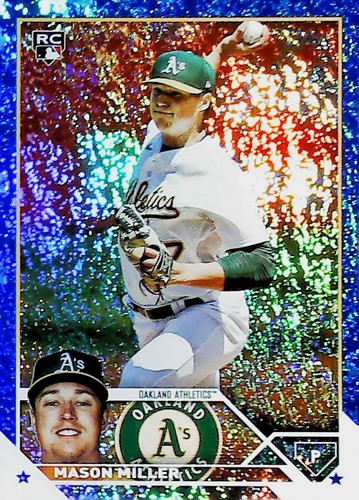 2023 Topps Update BLUE FOIL /999 US15 MASON MILLER ROOKIE OAKLAND ...