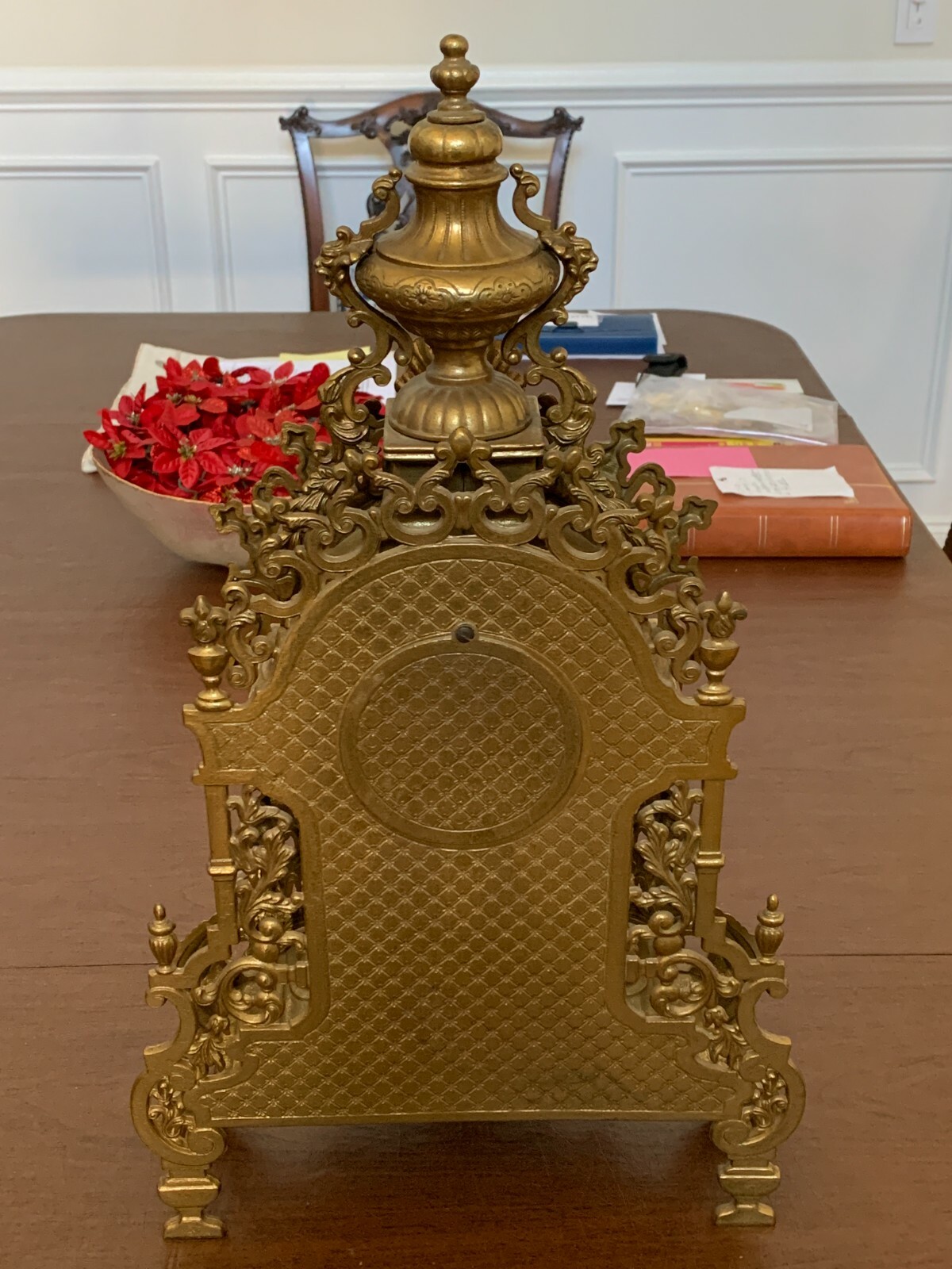 Imperial Clock ~ French Empire ~ Bronze Case ~ Hermle Time & Strike ...